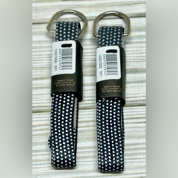 Converse | Shoes | Converse 45 Inch Shoe Laces Navy Blue Dotted New Set ...